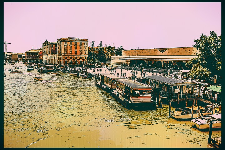 Venice - Train Station back... by romanpeople | BeFunky Photo Gallery